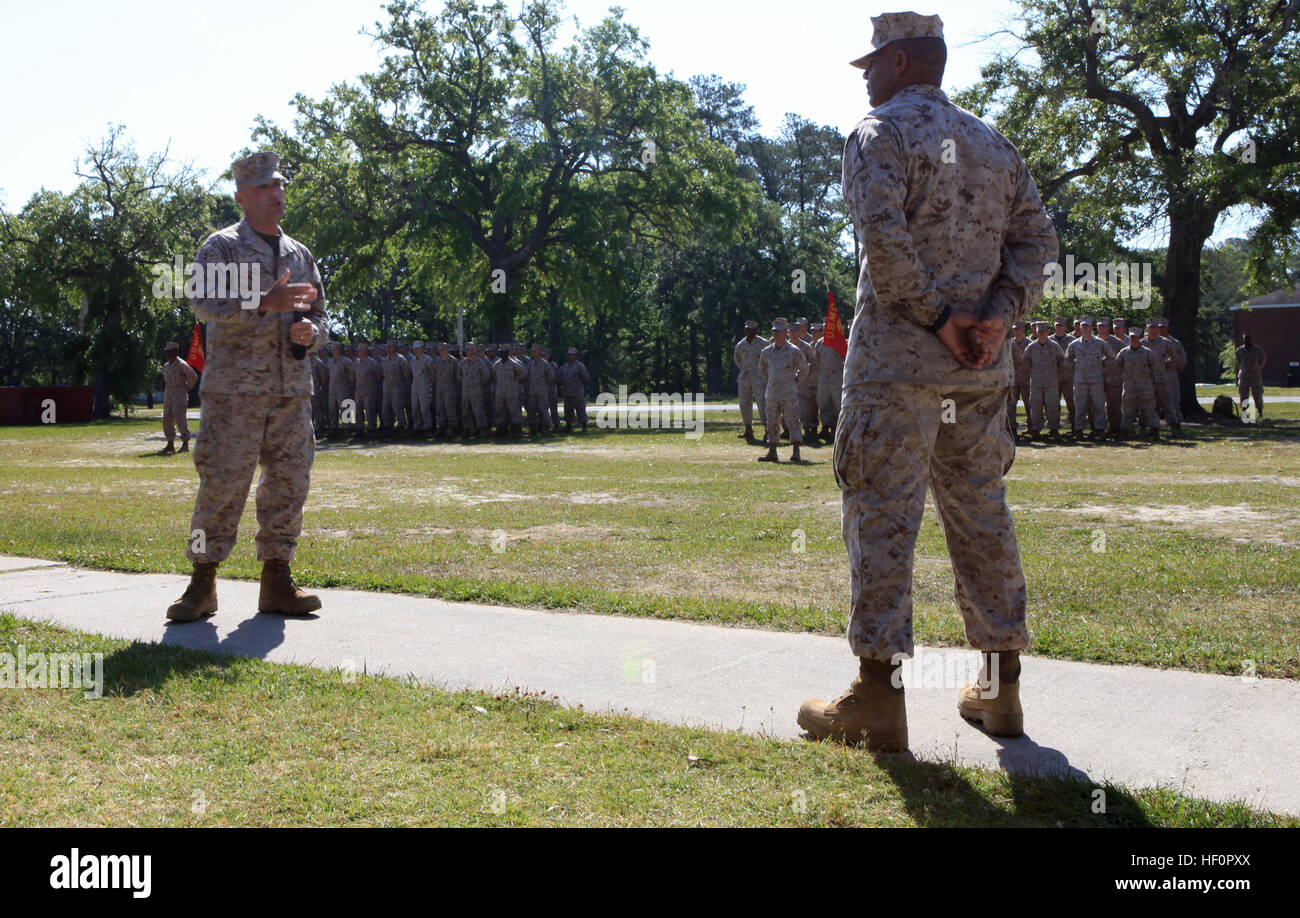 Lt. Col. Ralph J. Rizzo (left), the commanding officer of Combat ...