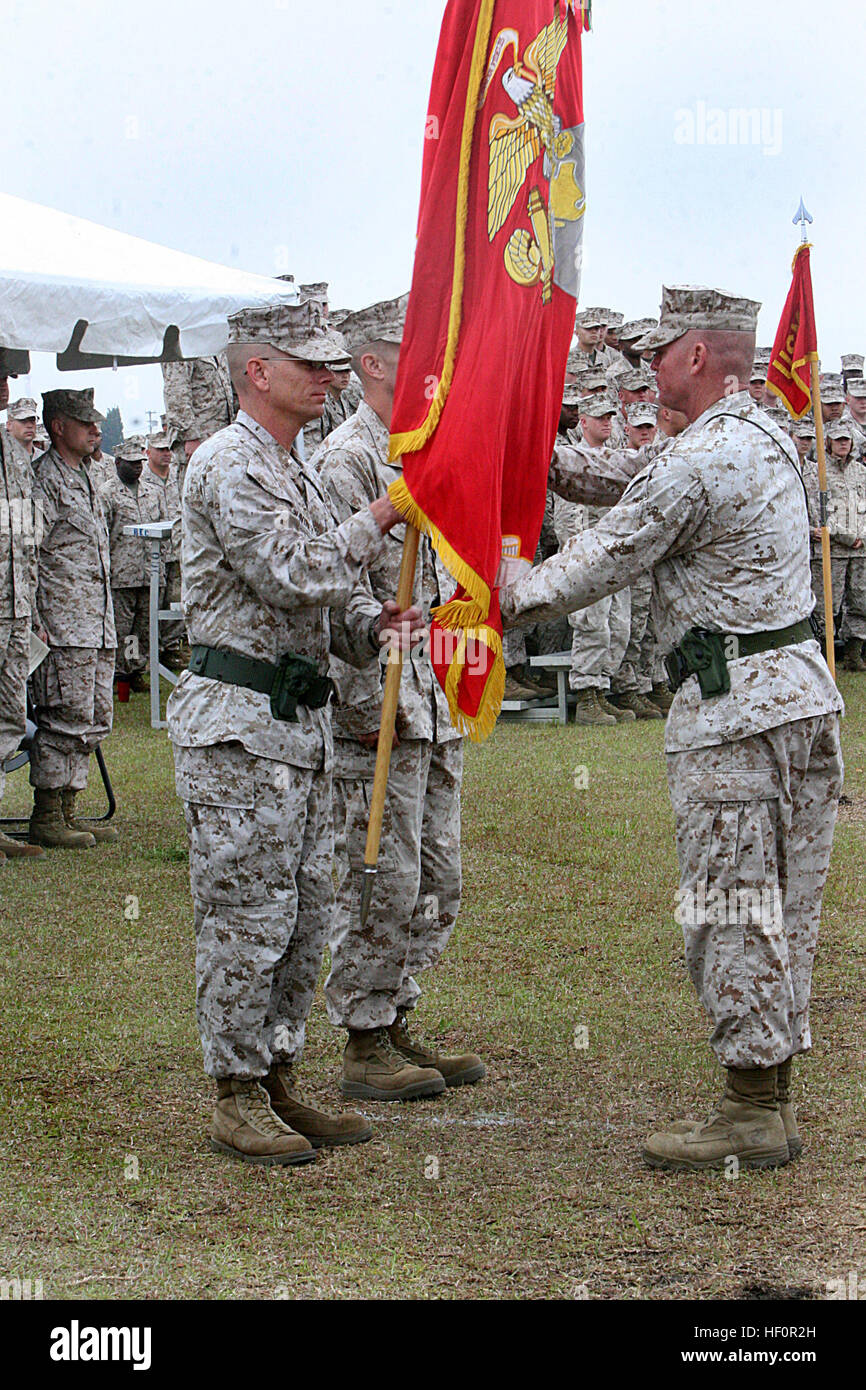 Lt. Col. Gregory T. Puntney, outgoing commanding officer of Marine Wing ...