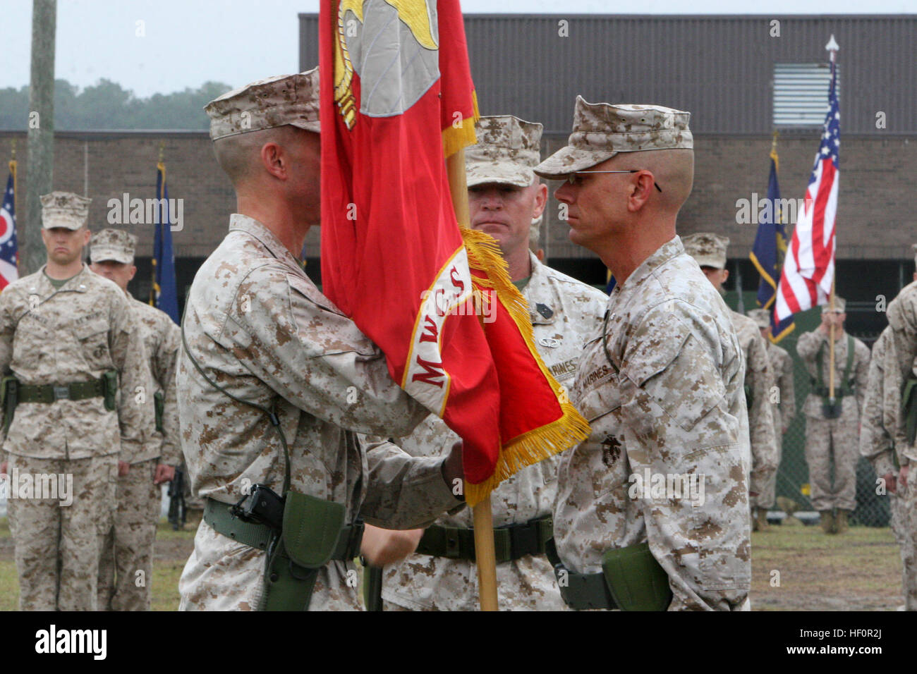 Lt. Col. Matthew E. Limbert, takes the unit colors and responsibilities ...