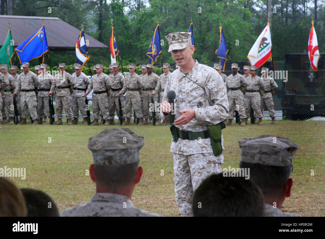 Lt. Col. Gregory T. Puntney, outgoing commanding officer of Marine Wing ...