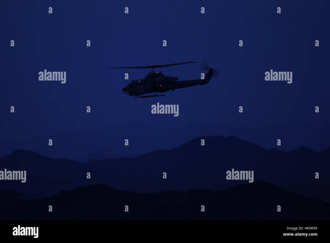 A U.S. Marine Corps AH-1W Cobra engages targets during Offensive Air ...