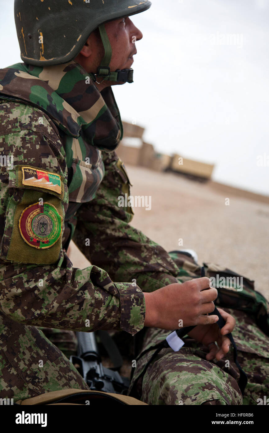 Afghan National Army soldiers complete an eight-week combat medic ...