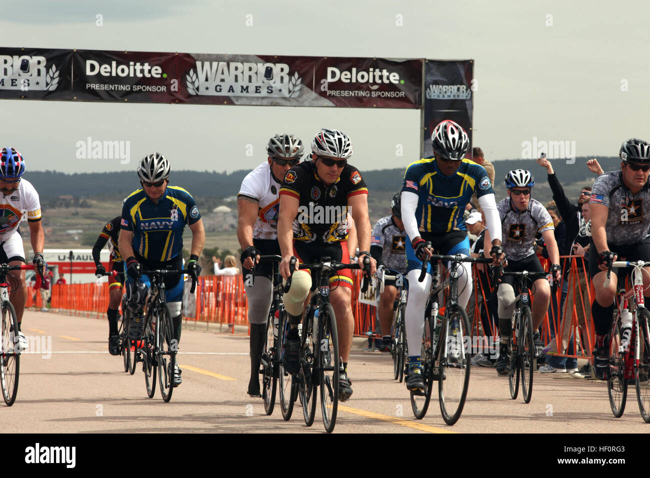 Capt. Jonathon Disbro of San Jose, Calif., remains in the pack during ...