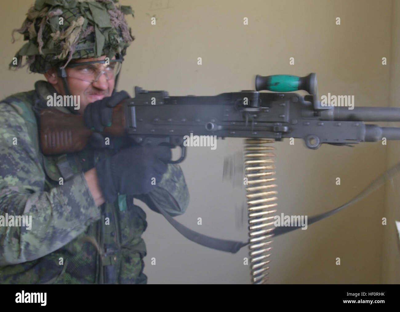 Private Ryan VanHorlick, C-9 Gunner for 8th Platoon, C co., 3rd PPCLI ...