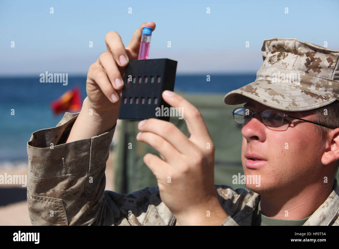 Lance Cpl. Scott Clark, a basic water technician with the 24th Marine ... Lance Cpl. Scott Clark, a basic water technician with the 24th Marine ...