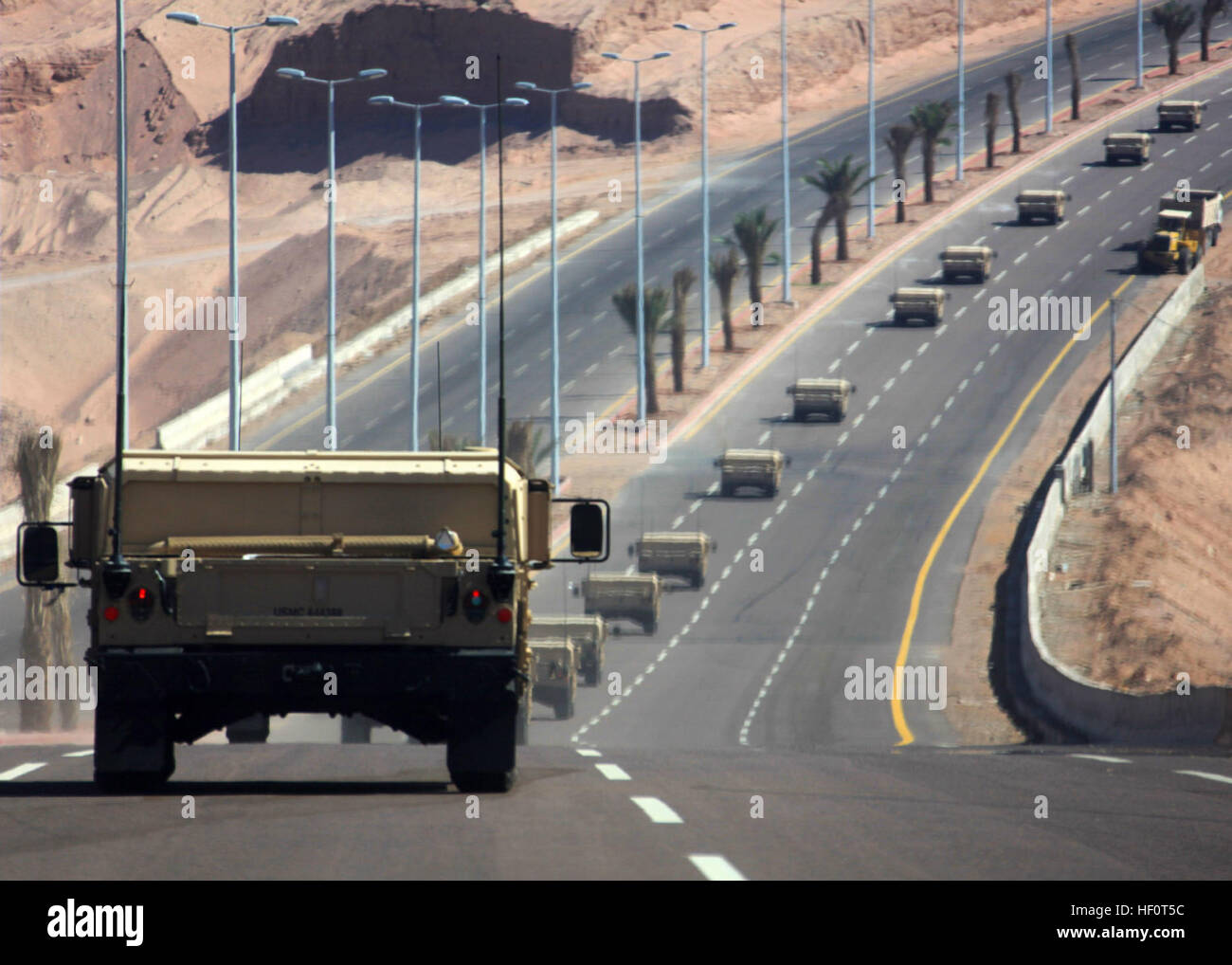 Marines and sailors with the 24th Marine Expeditionary Unit drive ...