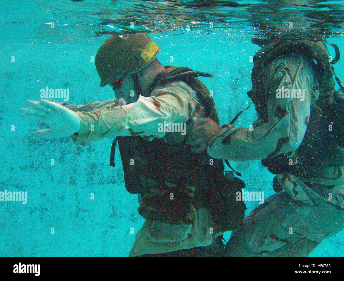 Combat water survival swim scho hi-res stock photography and images - Alamy