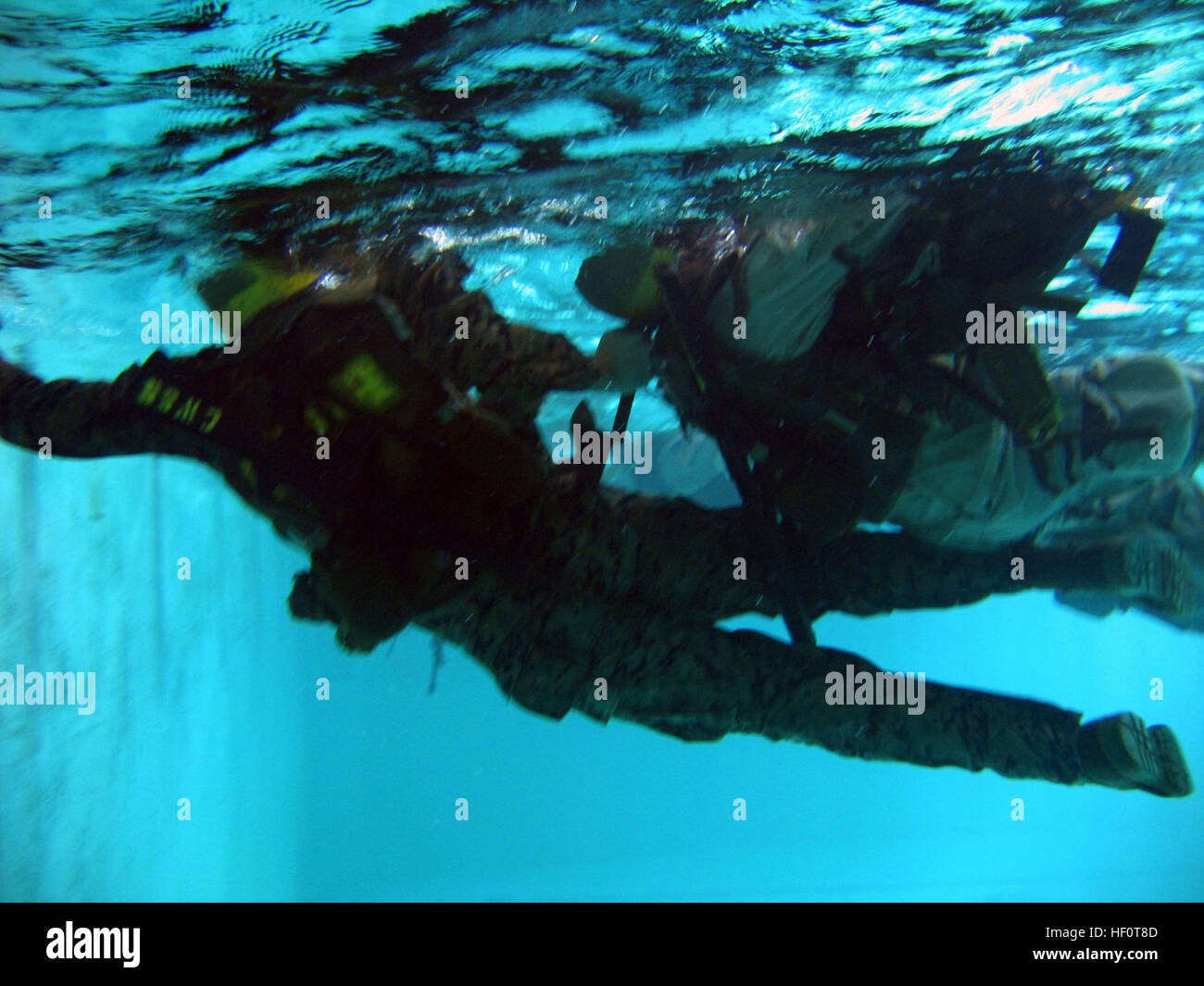 Combat water survival swim scho hi-res stock photography and images - Alamy