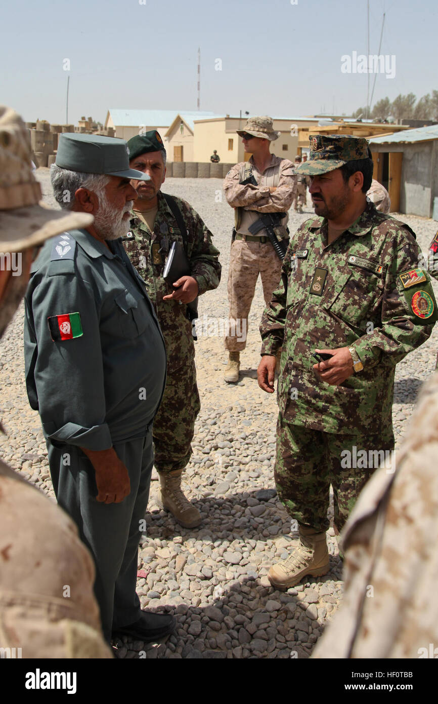 FORWARD OPERATING BASE DELHI, Afghanistan - Afghan National Army Brig ...