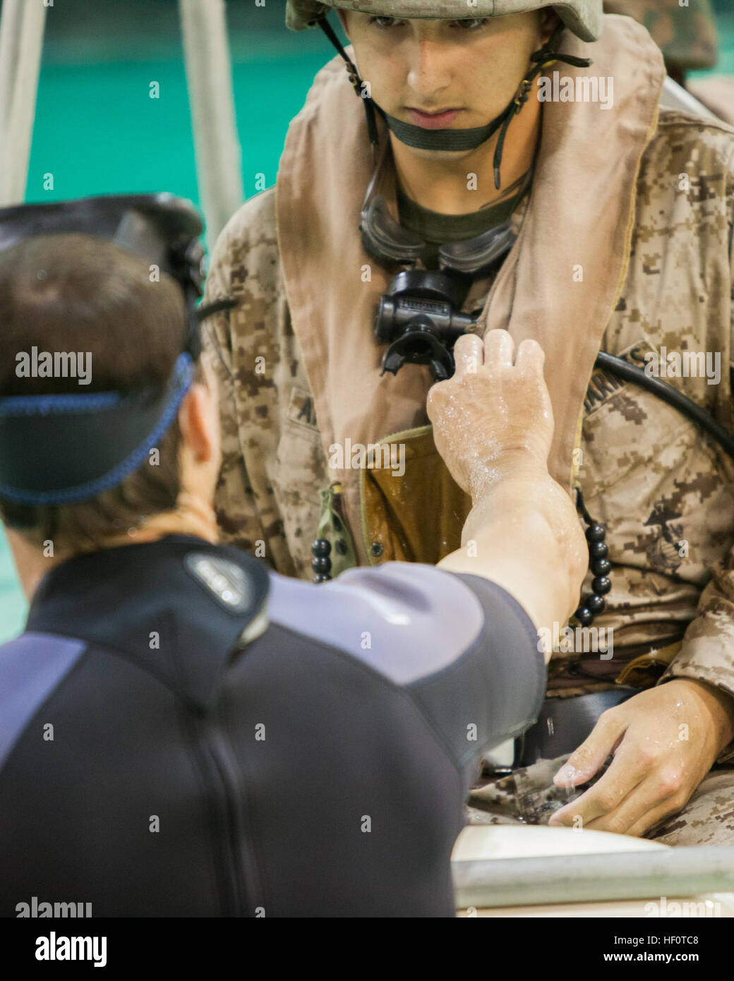 Lance Cpl. David Anzuelda, a 26th Marine Expeditionary Unit data ...
