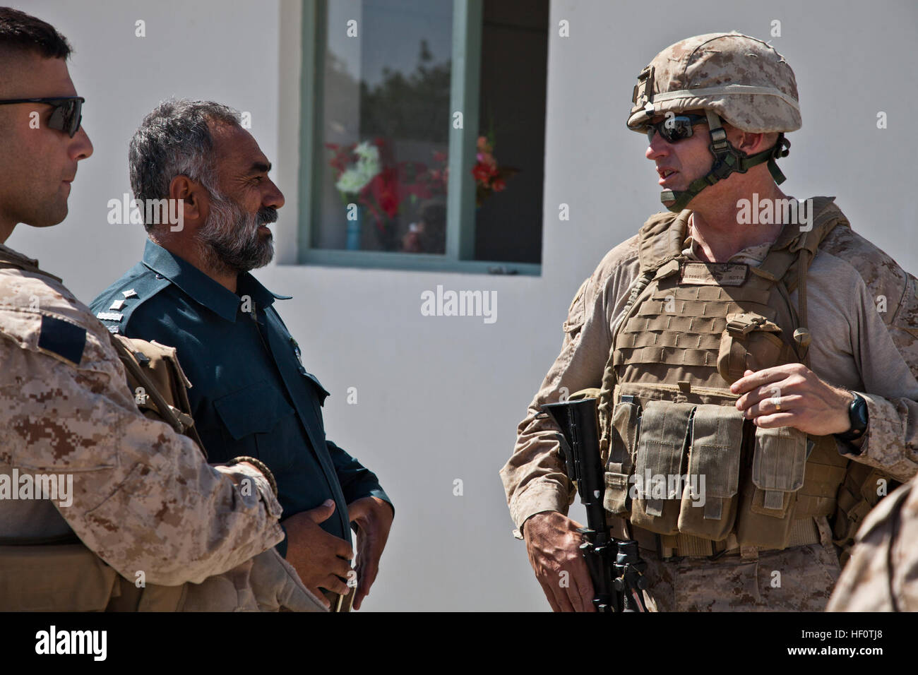 U s marine col roger turner hi-res stock photography and images - Alamy