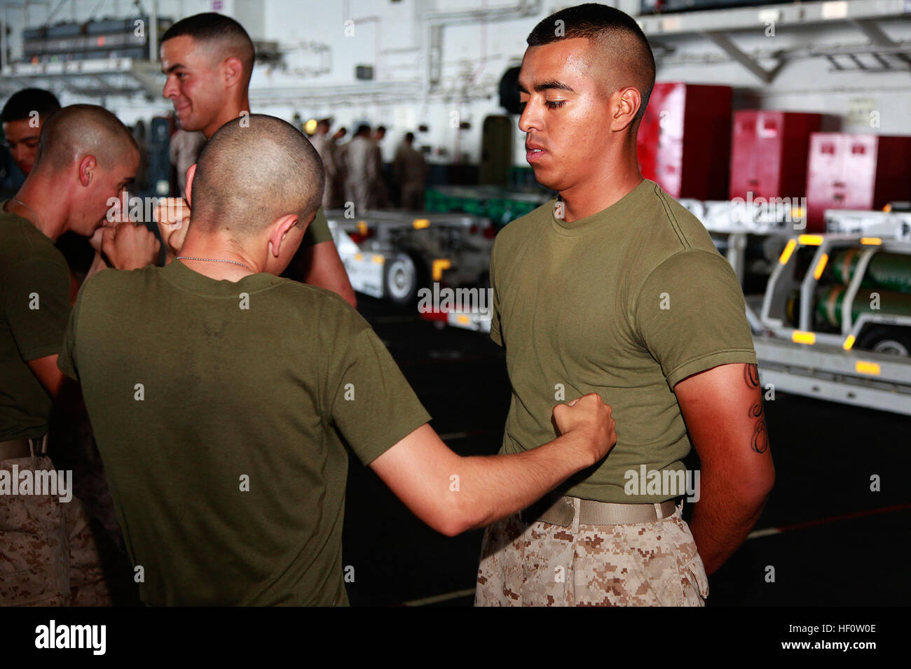 Lance Cpl. Michael D. Bott practices Marine Corps Martial Arts Program ...