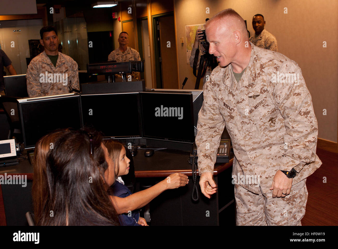 U.S. Marine Colonel Thomas Weidley, Assistant Chief of Staff ...