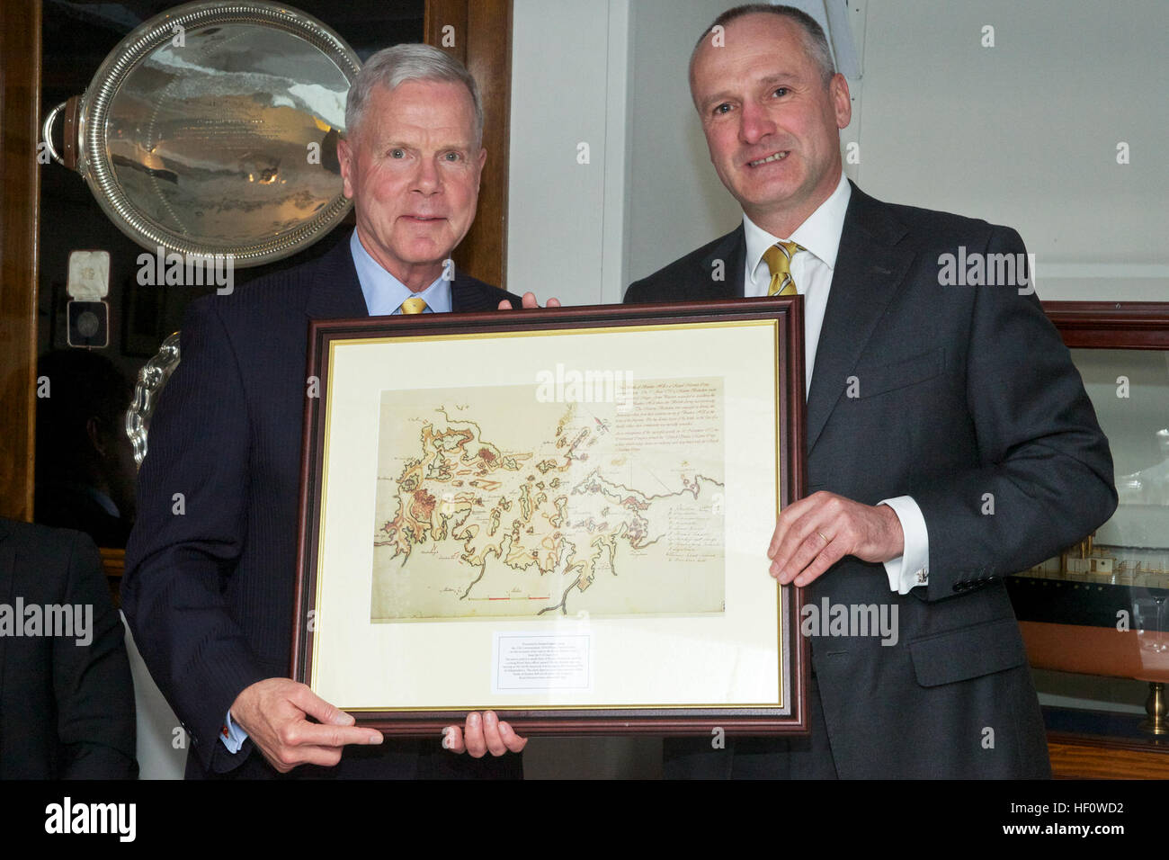 The Commandant of the U.S. Marine Corps, Gen. James F. Amos, left ...