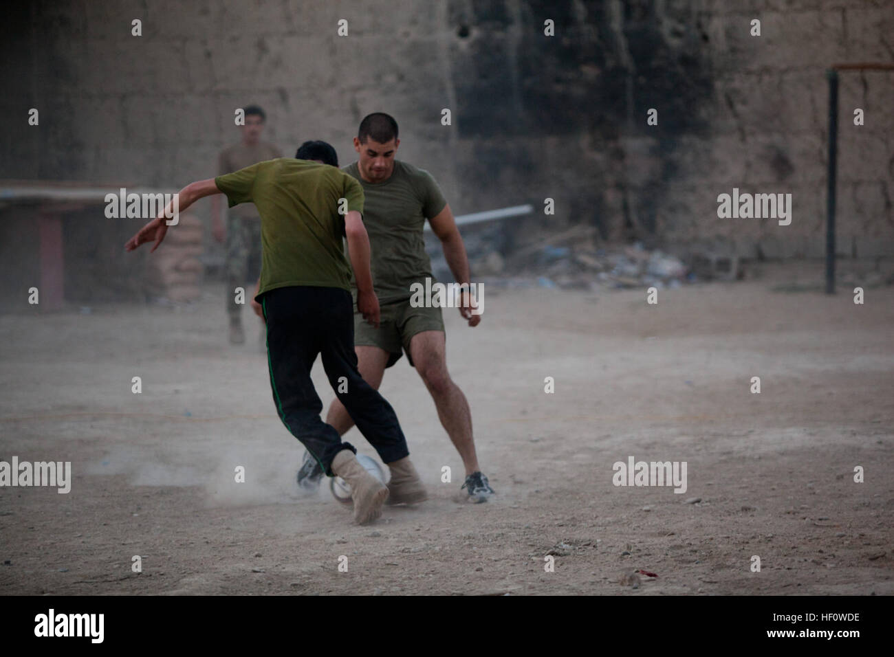 U.S. Marine Corps Lance Cpl. Joaquin Rodriguez, right, a rifleman with ...