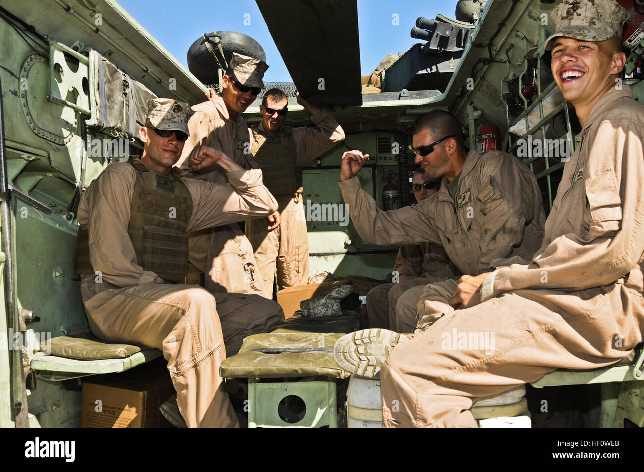 Marines with Amphibious Assault Platoon, Combat Service Support Company ...