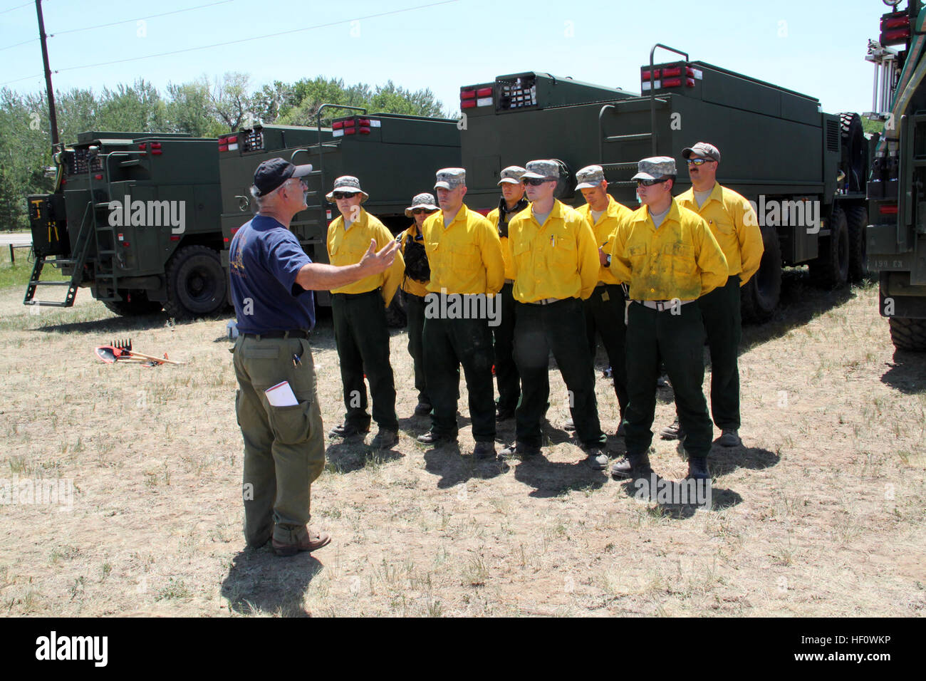 Firefighter briefing hi-res stock photography and images - Alamy