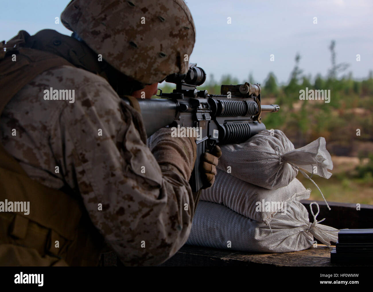 U.S. Marine Lance Cpl. Christopher Lepley, with Kilo Company, 3rd ...