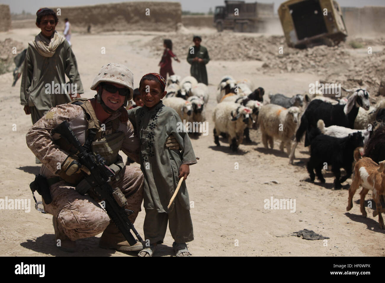 U.S. Marine Corps Sgt. Jacob Cano with 3rd Civil Affairs Group, Kilo ...