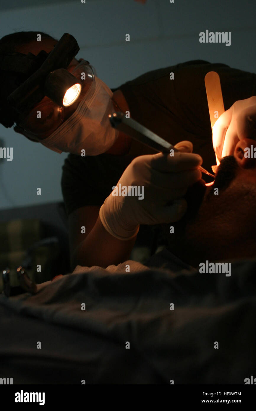 CAMP TAQADDUM, Iraq (May 23, 2005) - Petty Officer 3rd Class Iris Manso ...