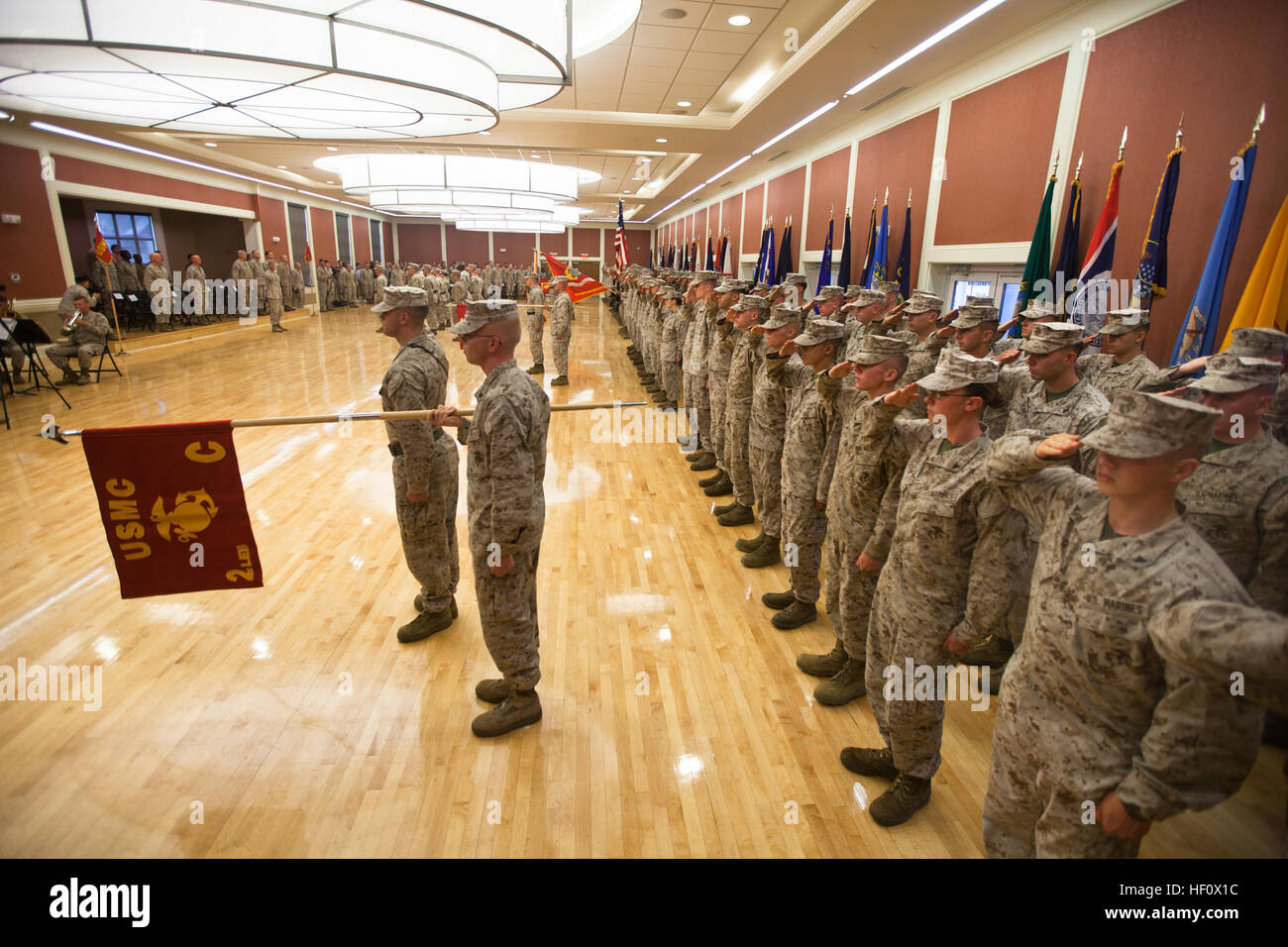 Marines in 2nd Law Enforcement Battalion stand in formation during the ...