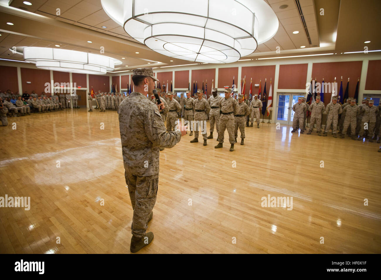 The 2nd Law Enforcement Battalion is activated at Marine Corps Base ...
