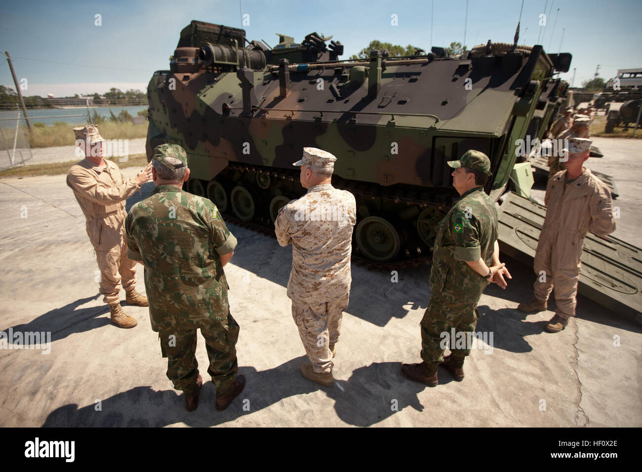 Adm. Marco Antonio Correa Guimaraes, Commandant of the Brazilian Marine ...
