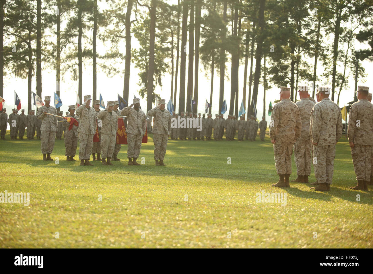 Platoon commanders (left) of Logistics Operations School (LOS), Marine ...