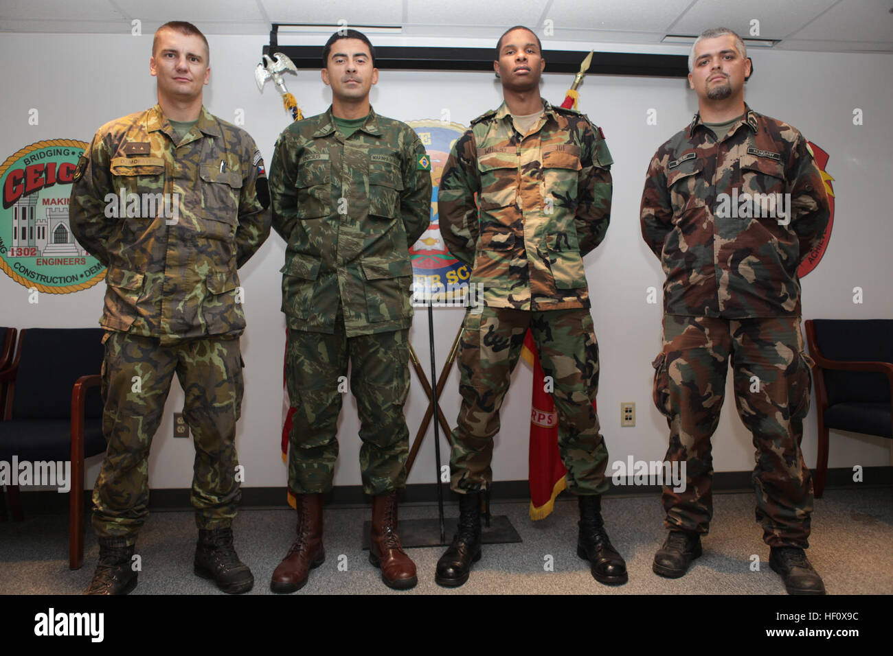 2nd Lt. Daniel Moravec, Army of the Czech Republic, 1st Lt. Vinicius ...
