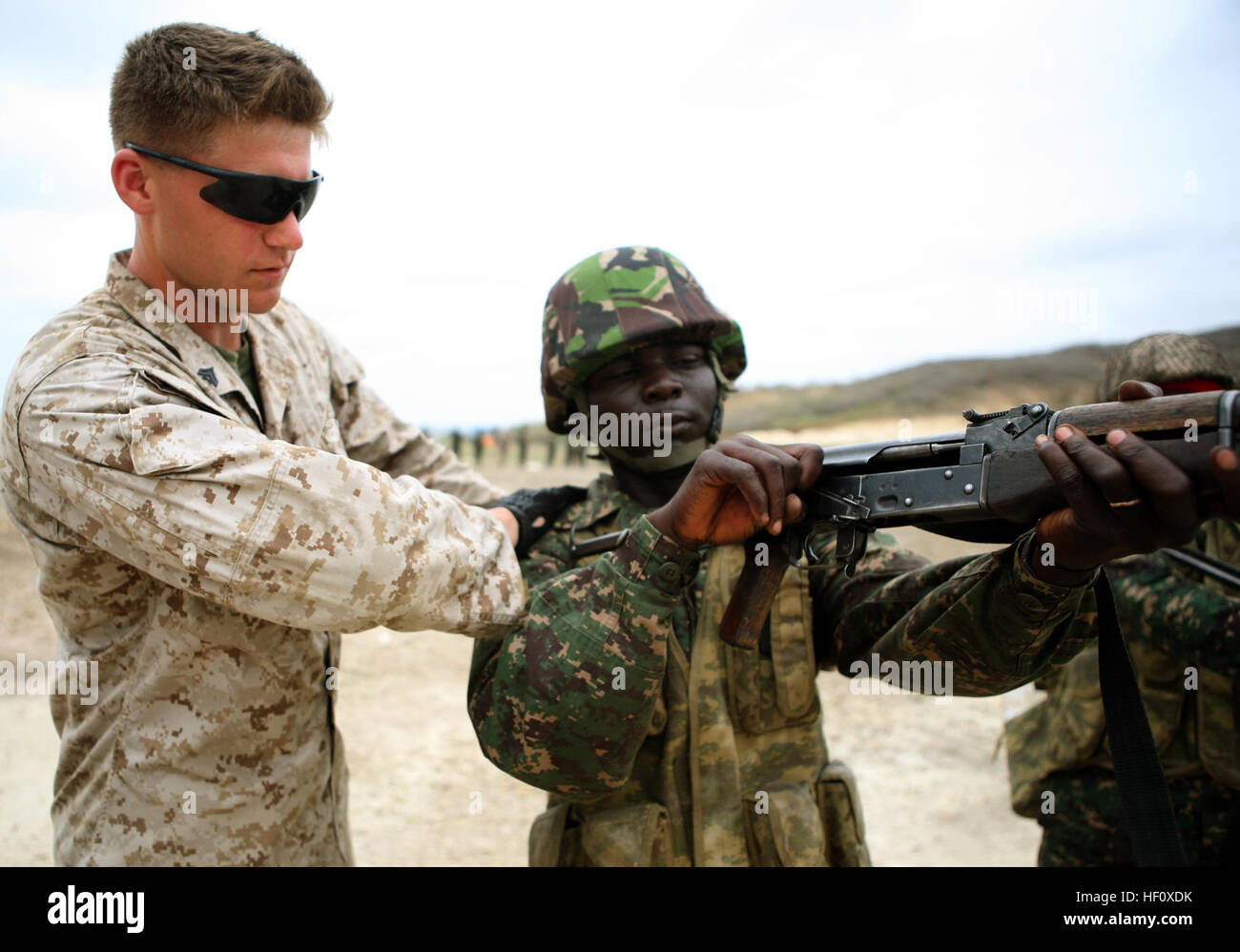 U.S. Marine Corps Cpl. John P. Maggard, a range coach with the 3rd ...