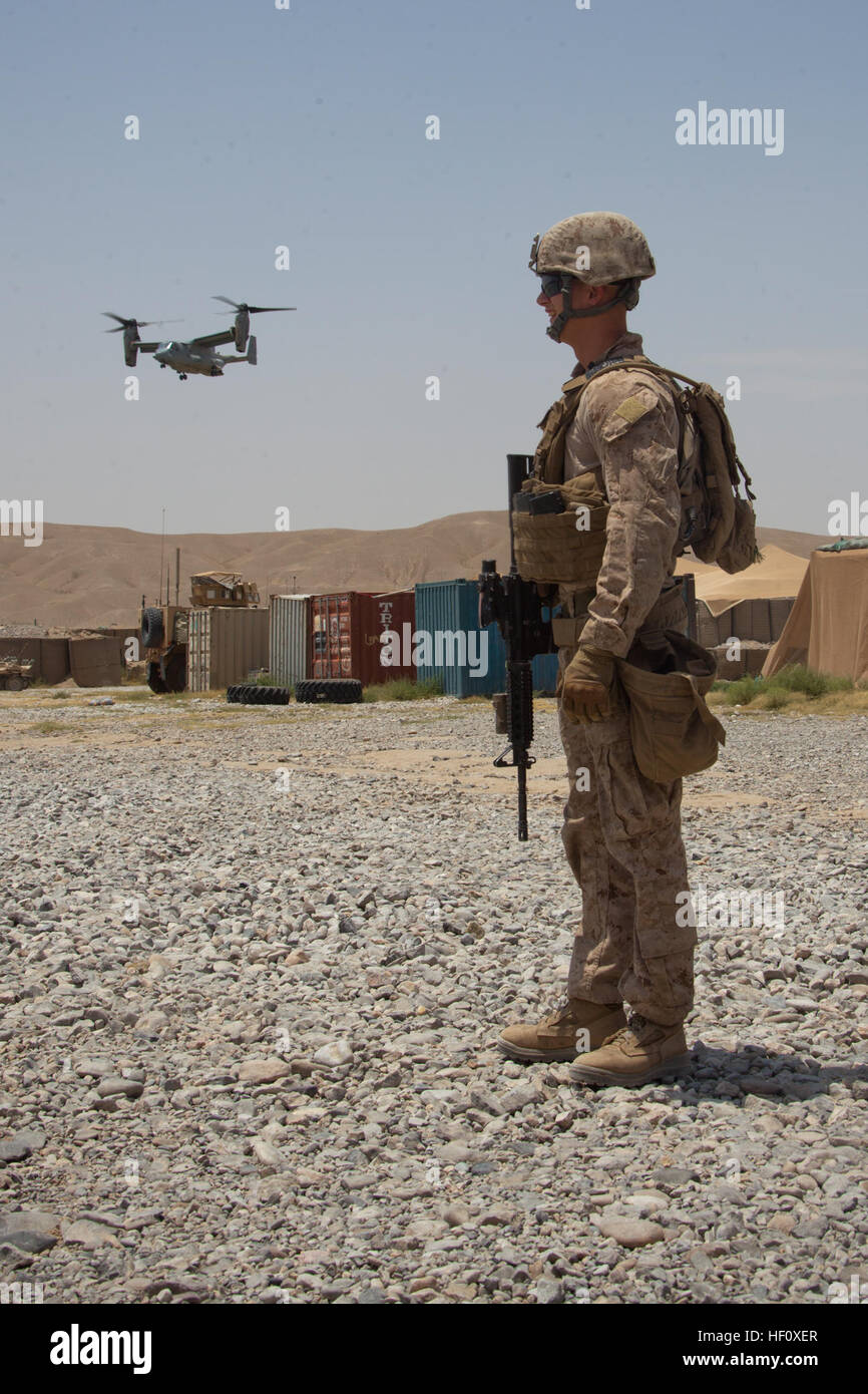 U.S. Marine Corps Lance Cpl. Tanner Morgan, rifleman with Personal ...
