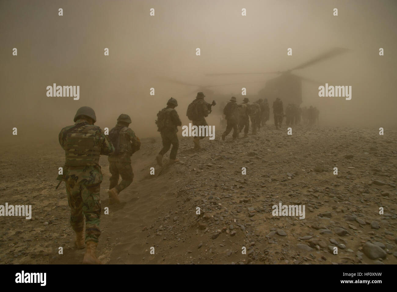 Afghan National Army commandos from the 3rd Commando Kandak and ...