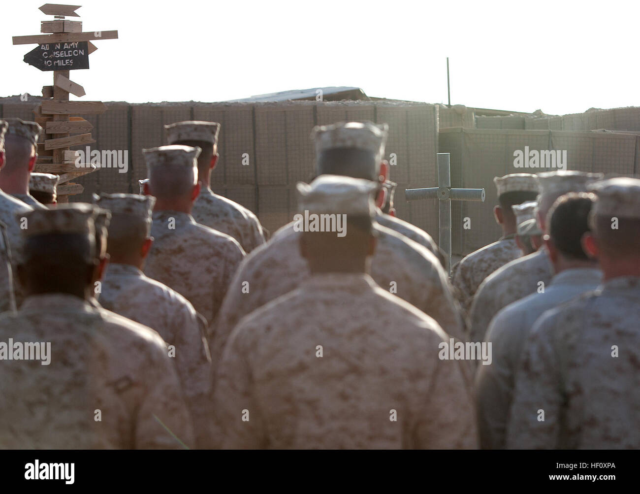 CAMP DWYER, Afghanistan – U.S. Marines, sailors and soldiers pay ...