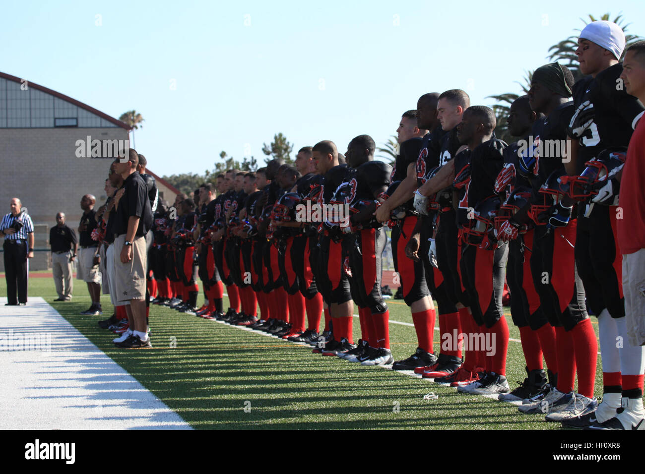 Marine Corps Air Station (MCAS) Miramar Falcons football team place ...