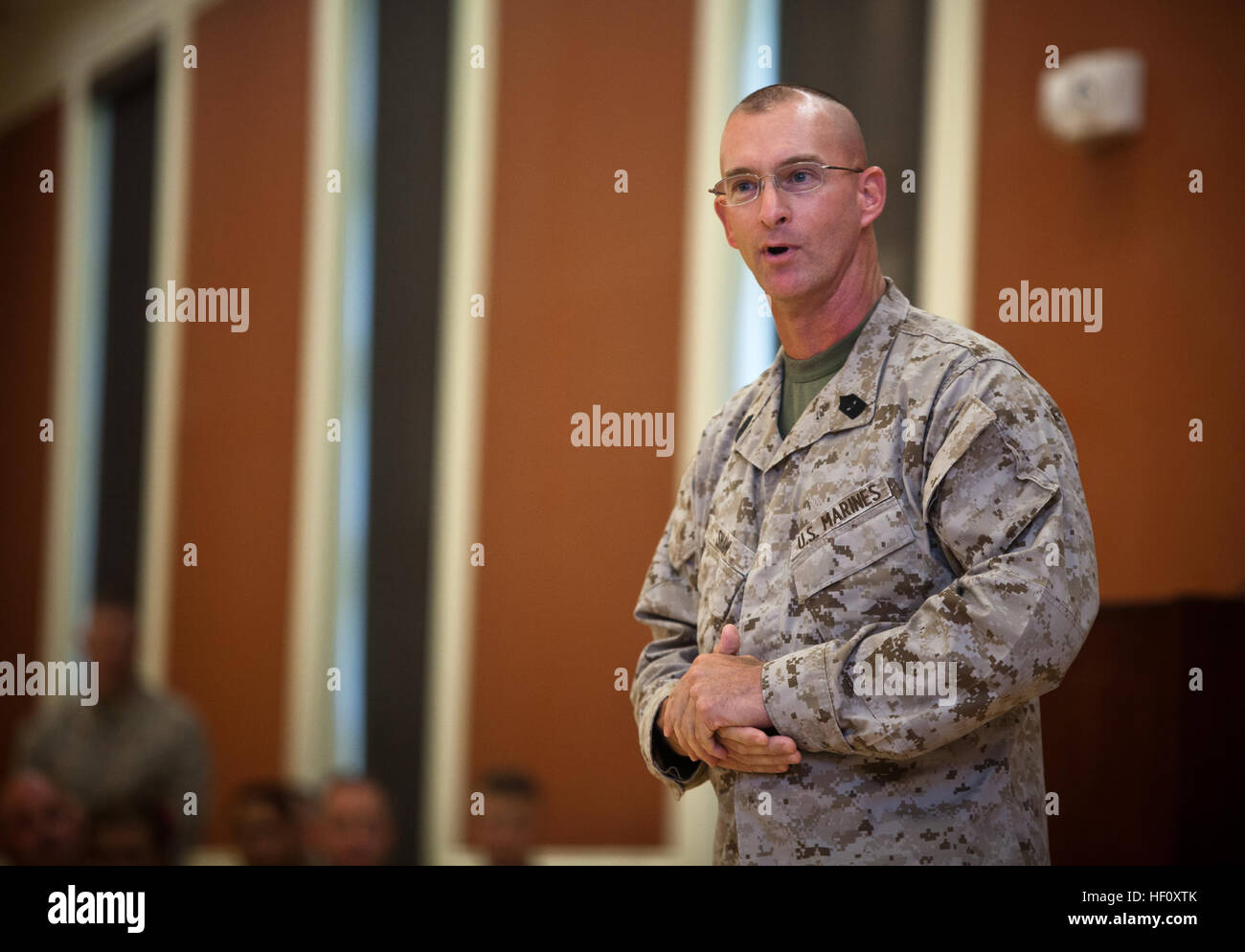 Sgt. Maj. Joseph D. Shaw, the incoming sergeant major of II Marine ...