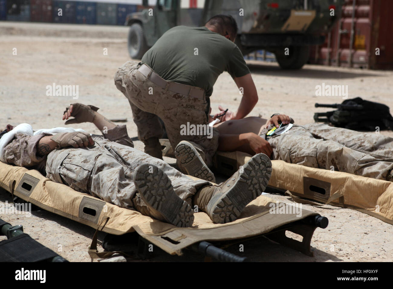 U.S. Marines and Sailors of 1st Medical Battalion, 1st Marine Logistics ...