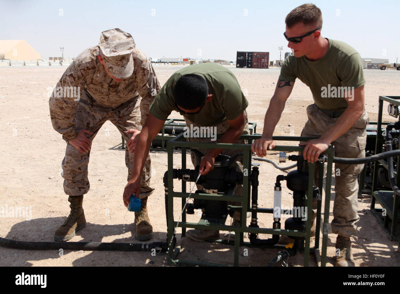 Brig. Gen. Gregg Olson, left, deputy commander, U.S. Marine Corps ...