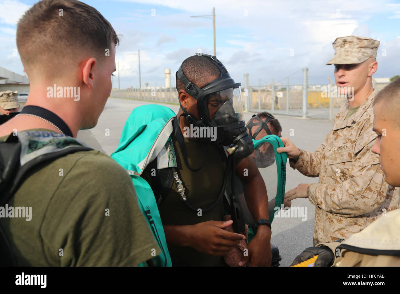 U.S. Marine LCpl. Timothy Hamilton with Combat Logistics Regiment 37 ...