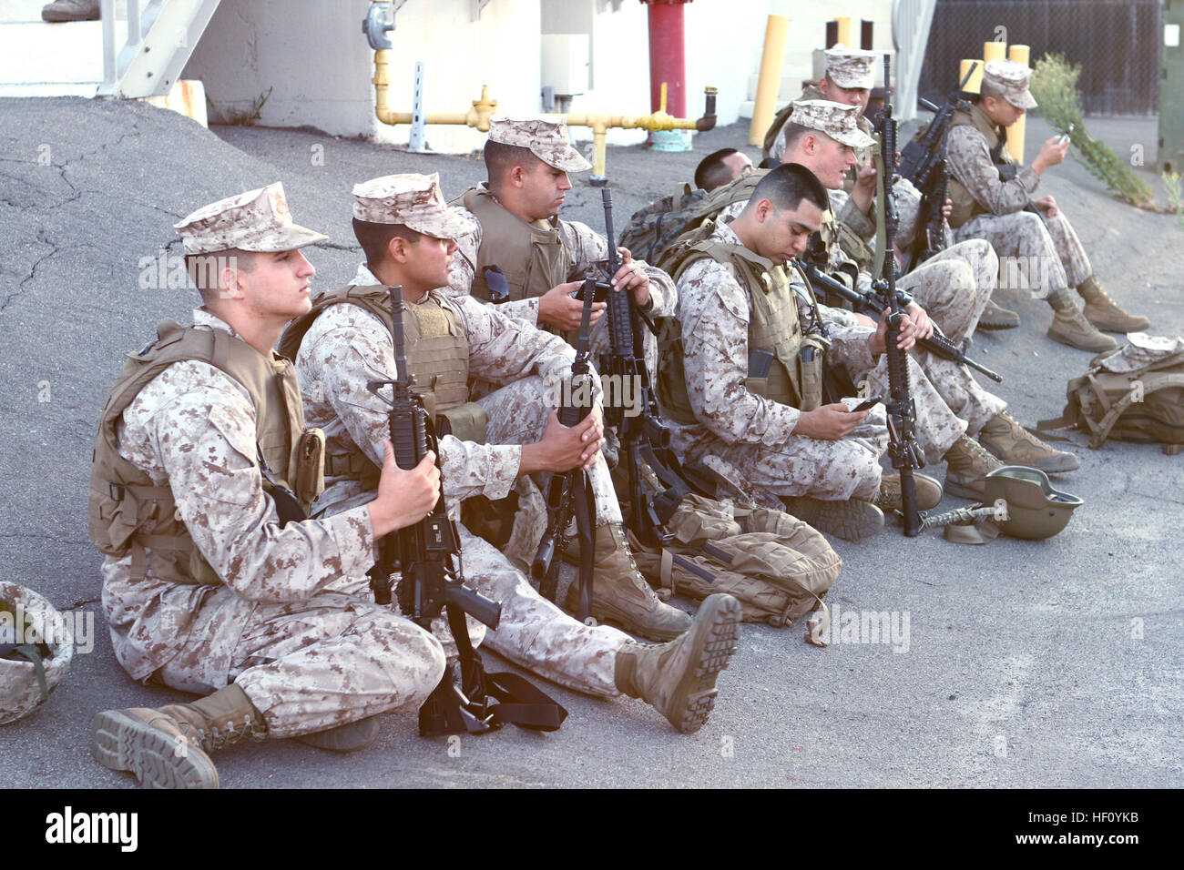 Marines serving with Headquarters and Service Company, Headquarters ...