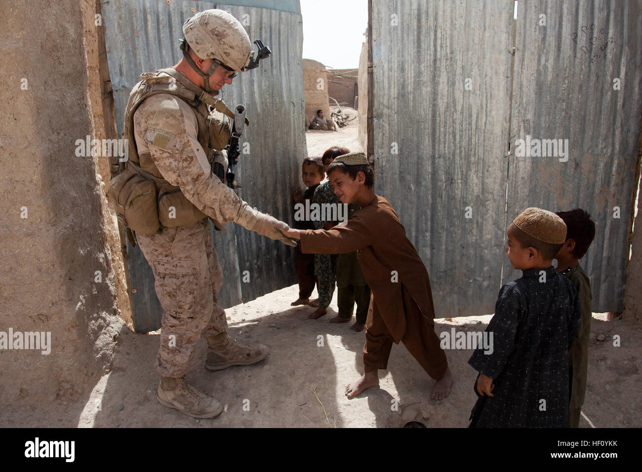 U.S. Marine Corps Cpl. Patrick McCall, a rifleman with 2nd Squad, 3rd ...