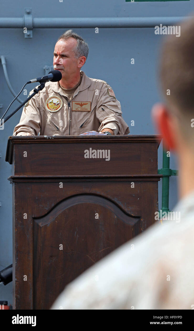 Rear Adm. William Lescher, commanding officer, Expeditionary Strike ...