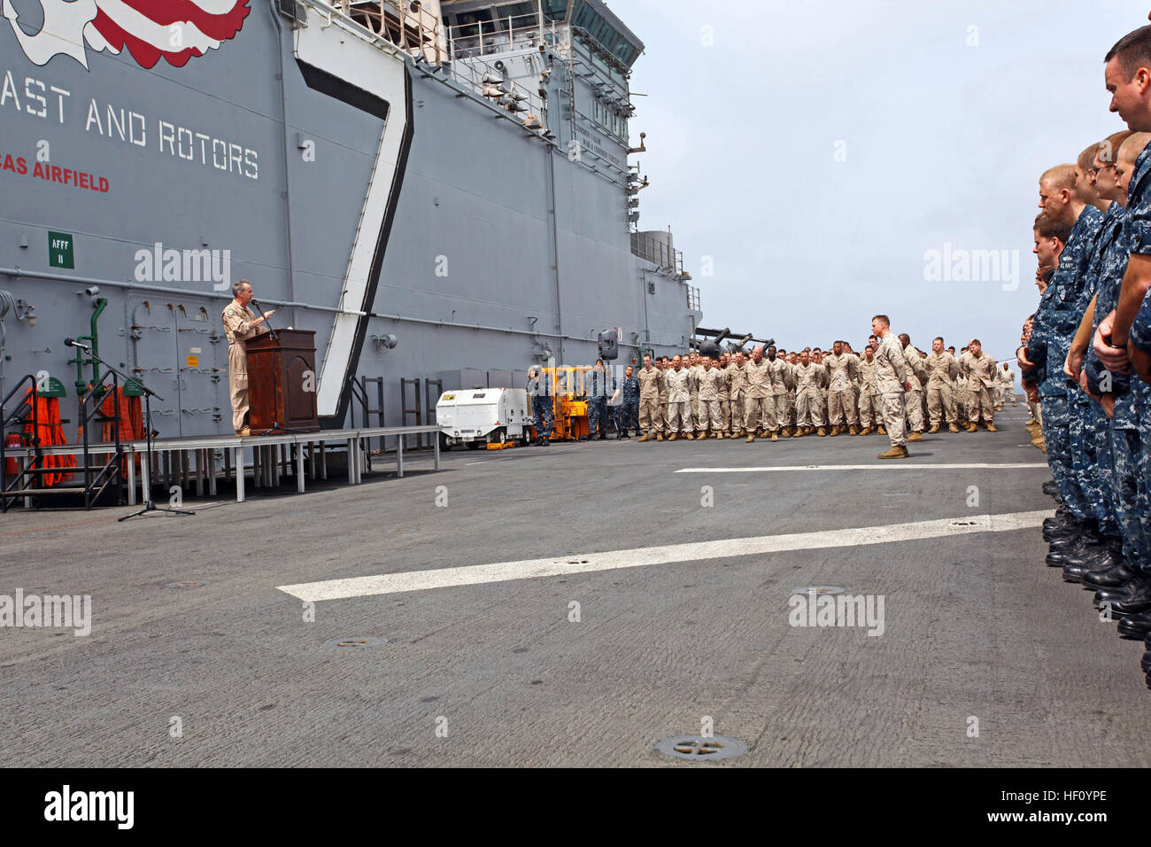 Rear Adm. William Lescher, commanding officer, Expeditionary Strike ...