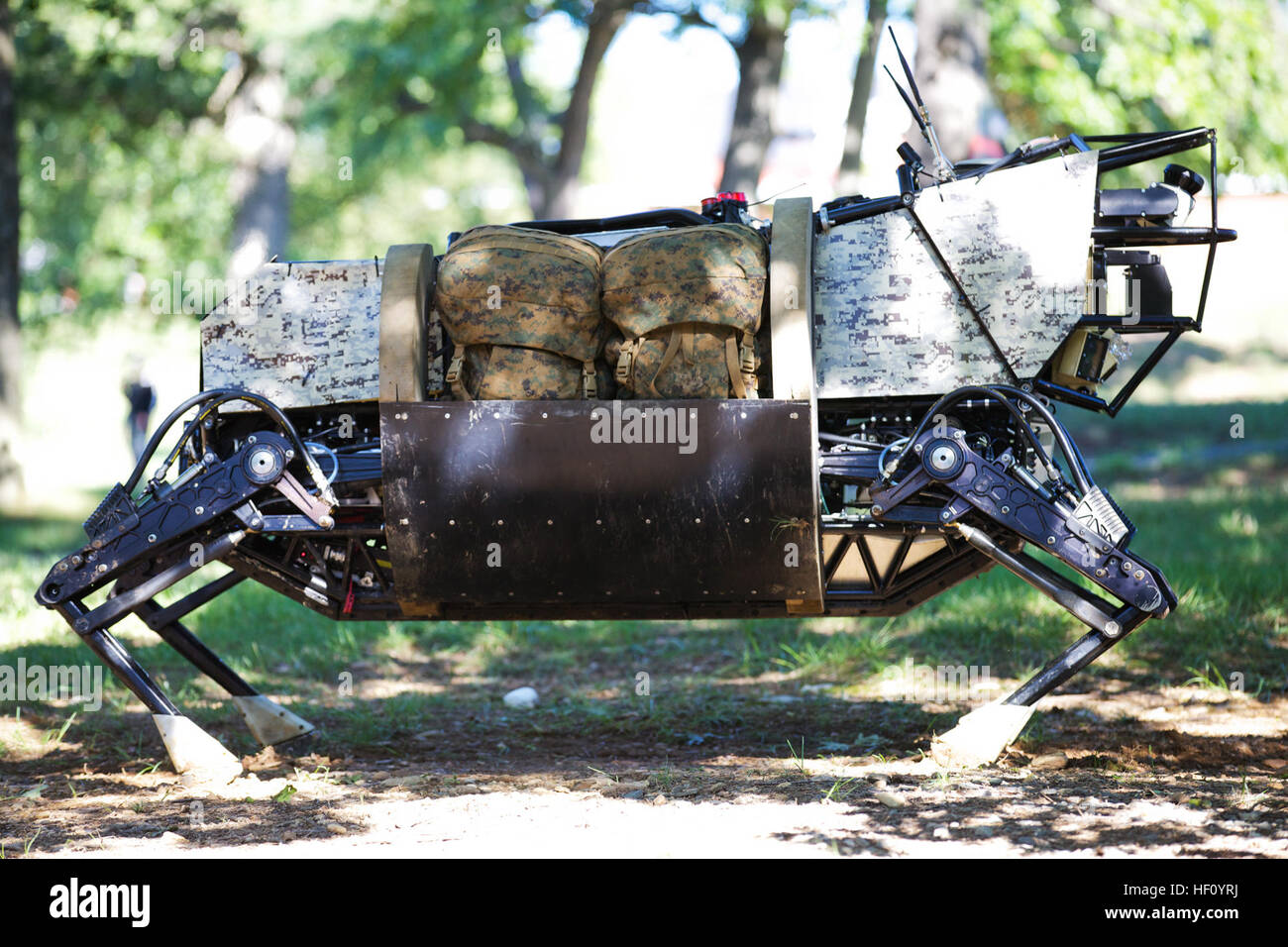 A legged squad support system (LS3) by the Defense Advanced Research ...