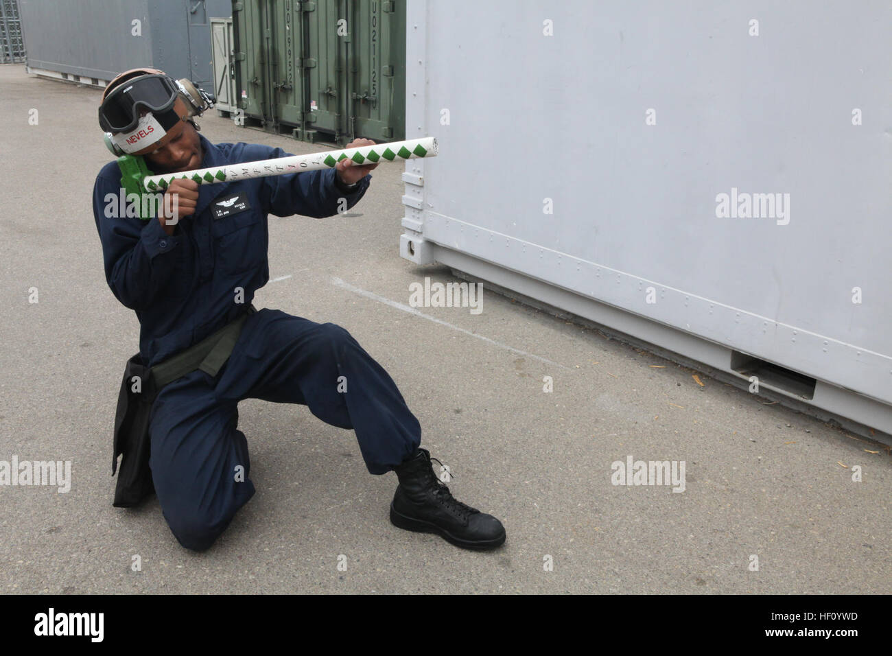Petty Officer 2nd Class Eric Nevels, a plane captain with Marine ...