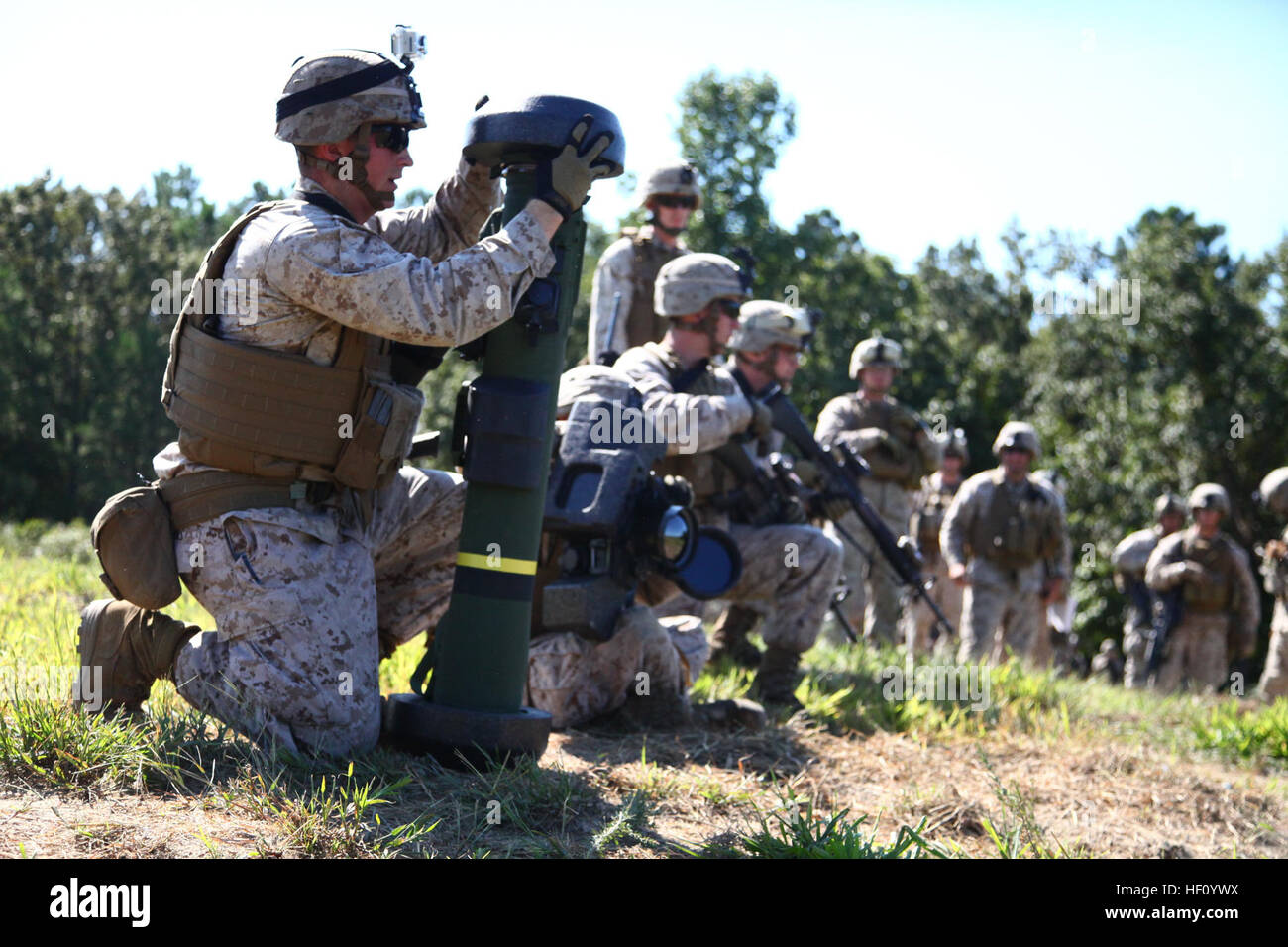 Marines assigned to combined anti-armor team, Battalion Landing Team 3/ ...
