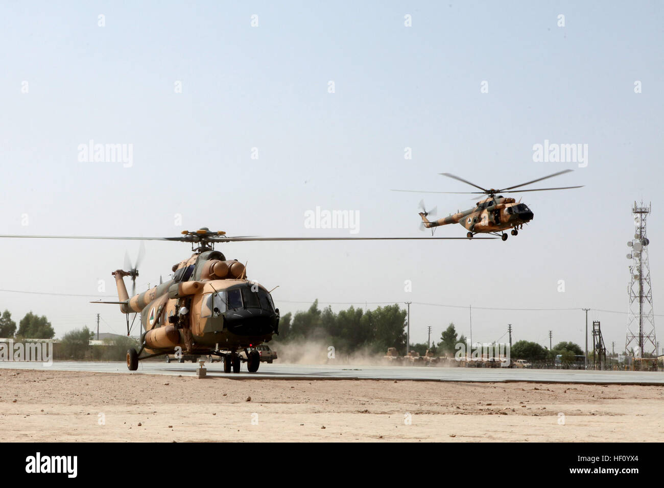 Members of the Afghan Air Force and U.S. Air Force land at Camp ...
