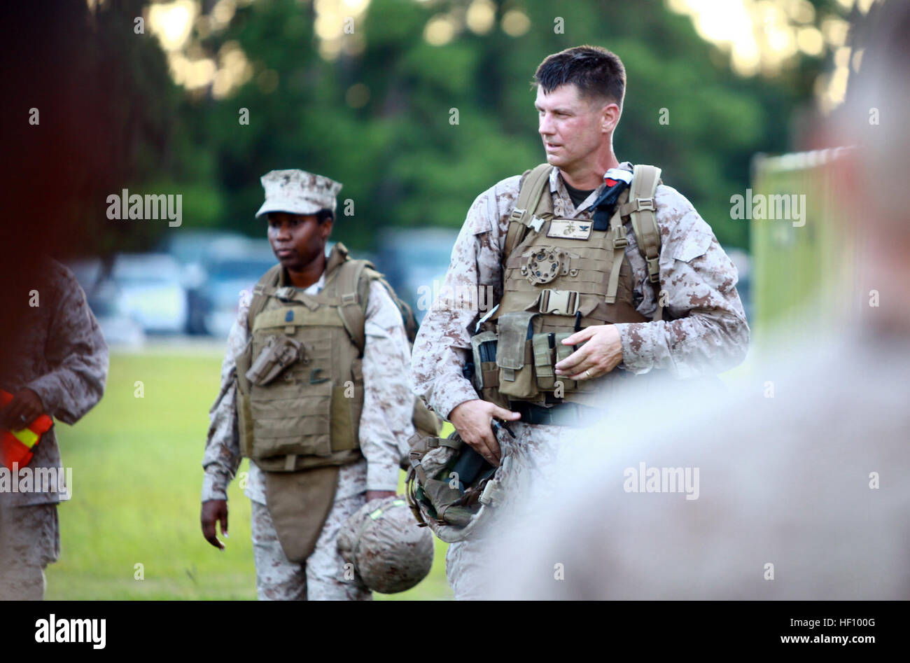 Col. Mark R. Hollahan, the commanding officer for Combat Logistics ...