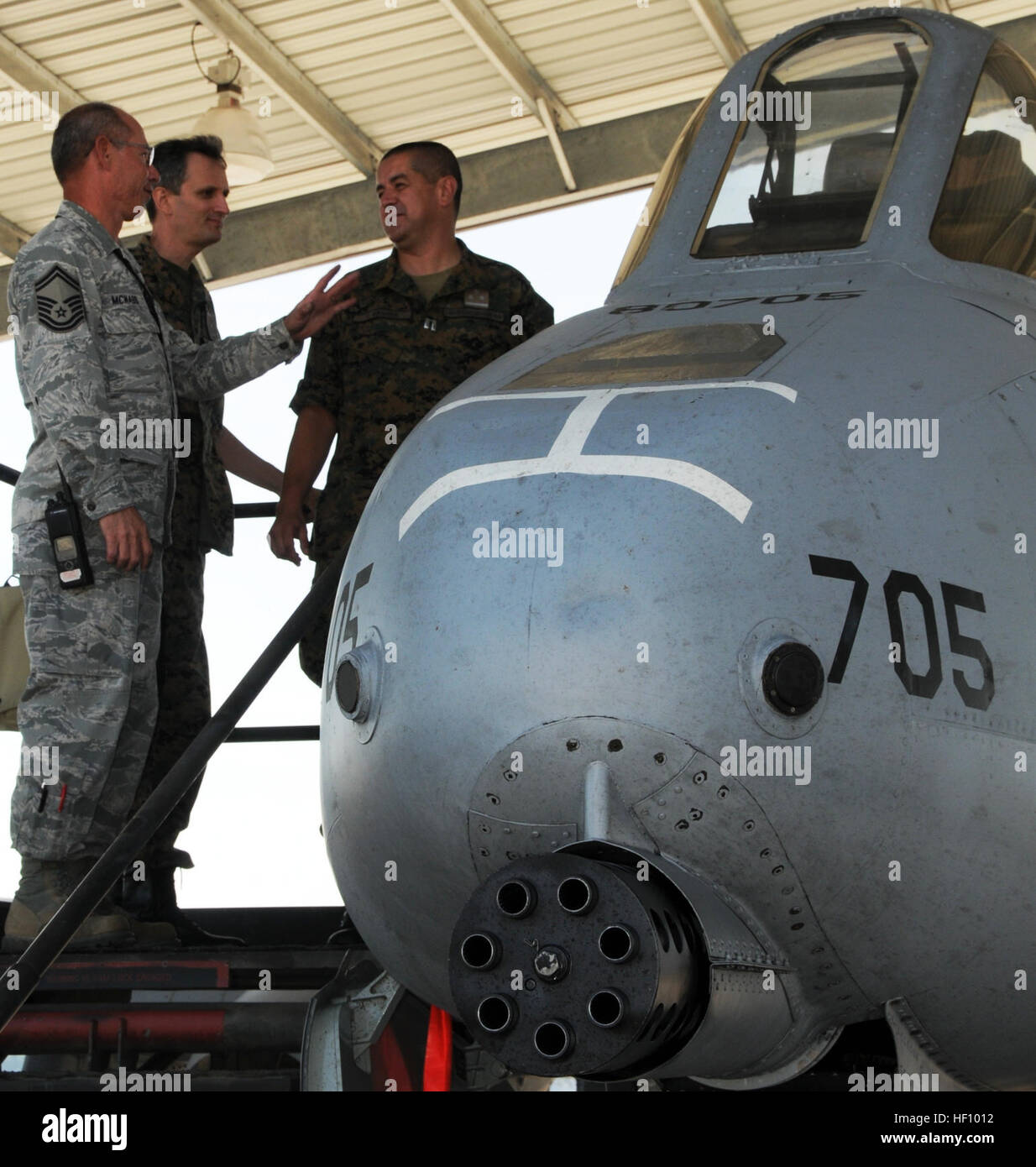 Senior Master Sgt. Brian McNabb, right, maintenance operation center ...