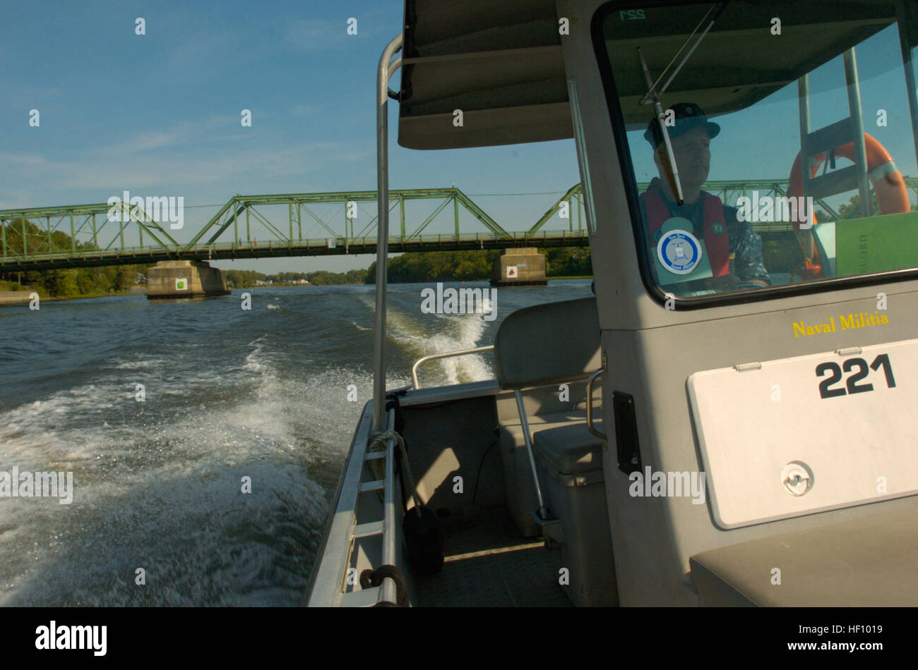 New York Naval Militia Commander Don McKnight cons Naval Militia Patrol ...
