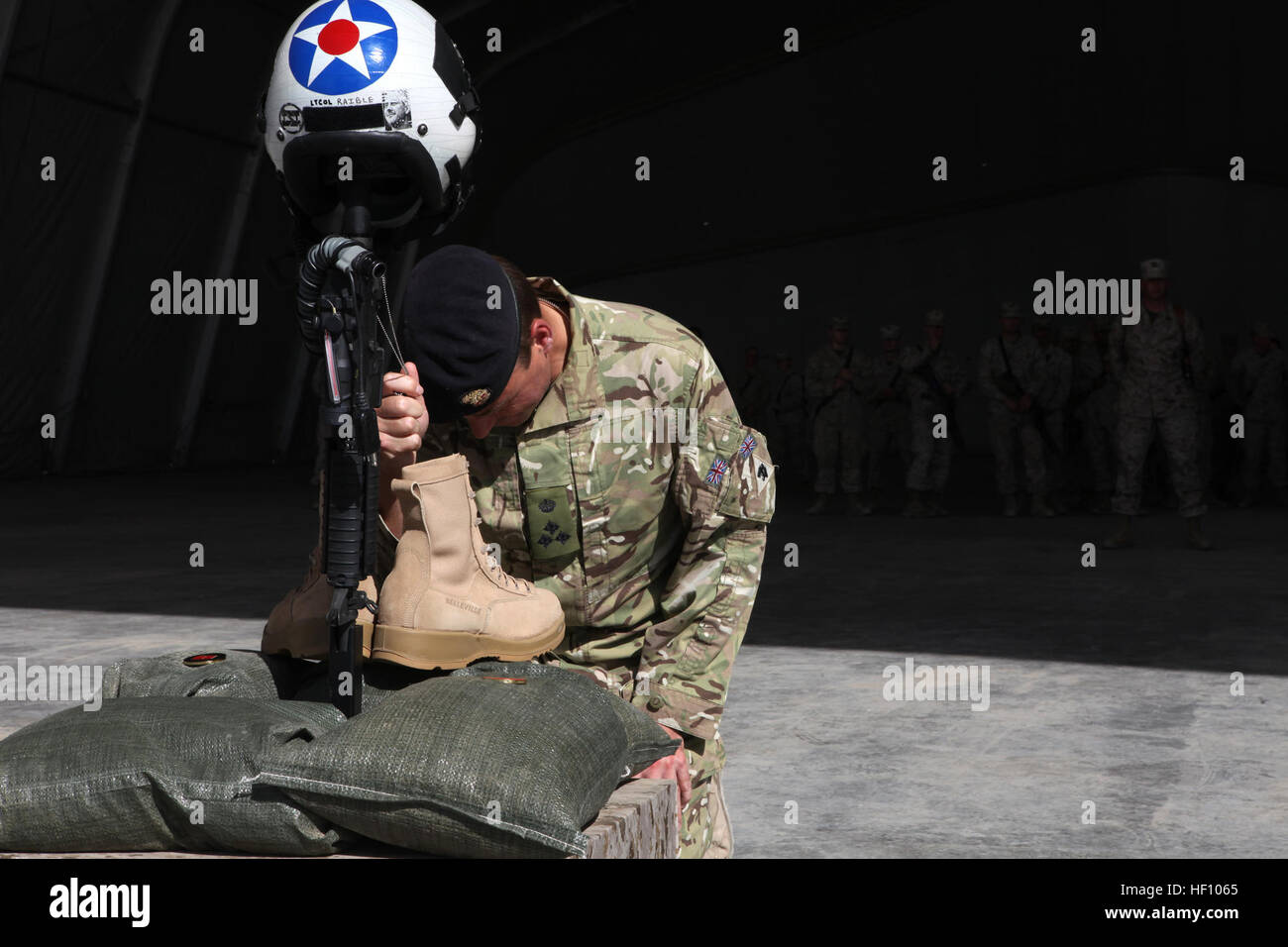 U.K. British Army Brig. Stuart R. Skeates, deputy commanding general of ...